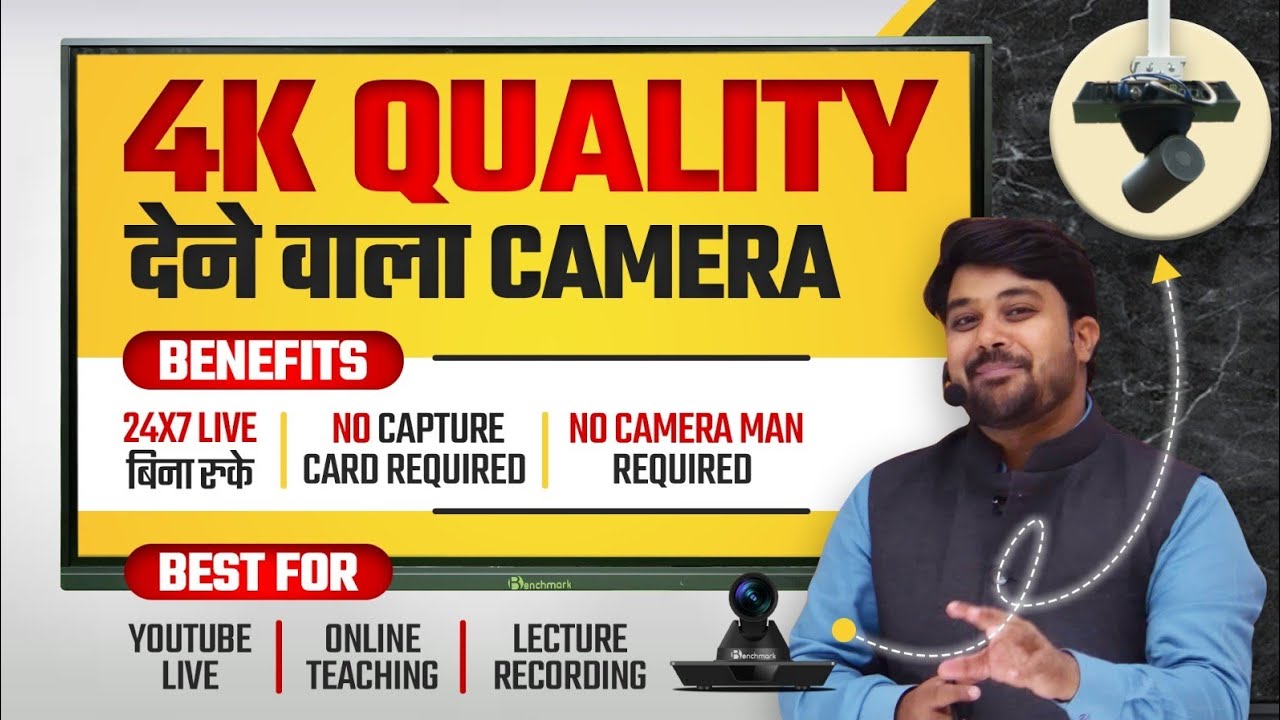 4K Quality Camera | Best Camera For Online Teaching