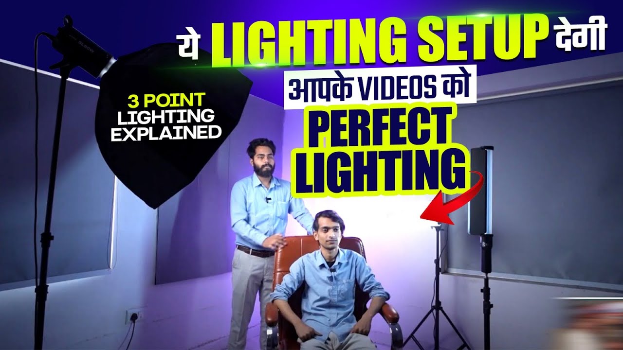 How to Light your Videos with 3 point Lighting