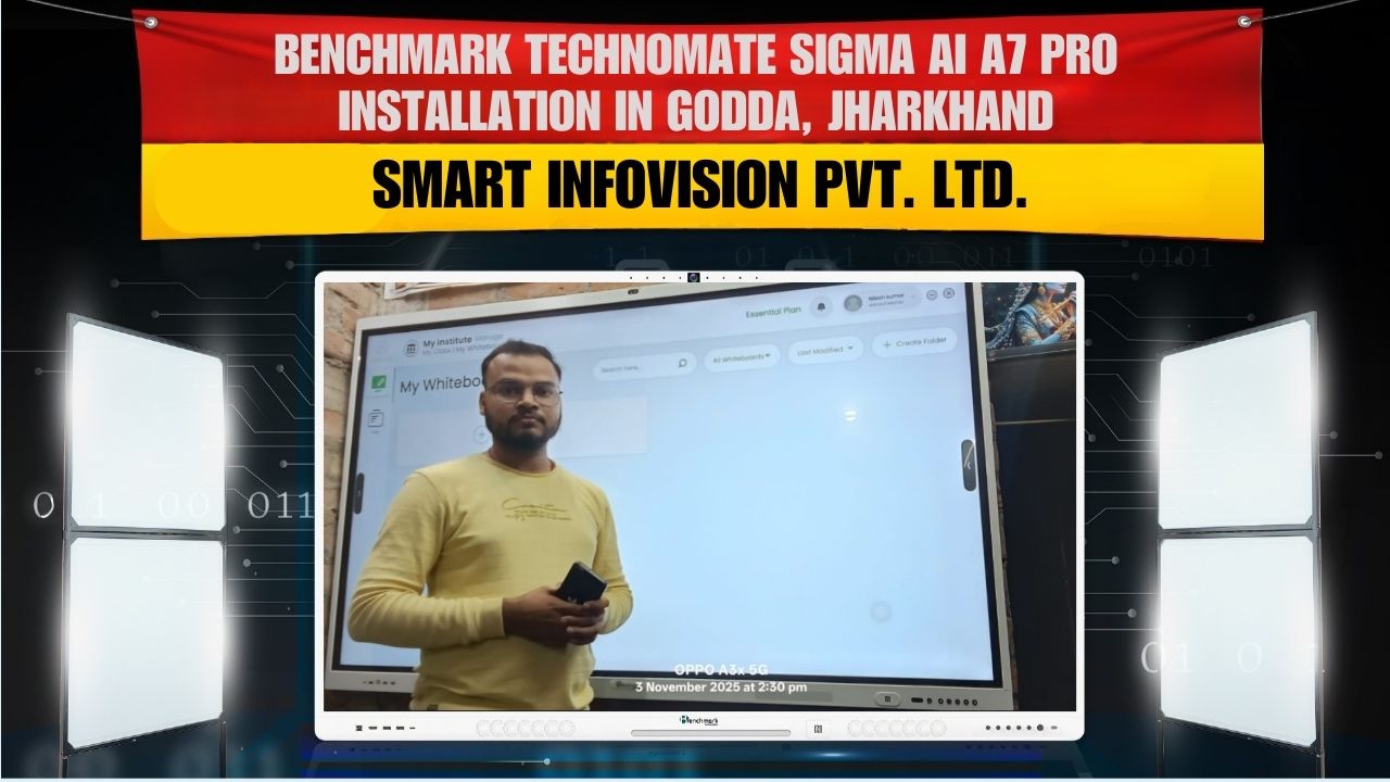 Benchmark Interactive Panel 75-Inch Installed in Godda, Jharkhand ...