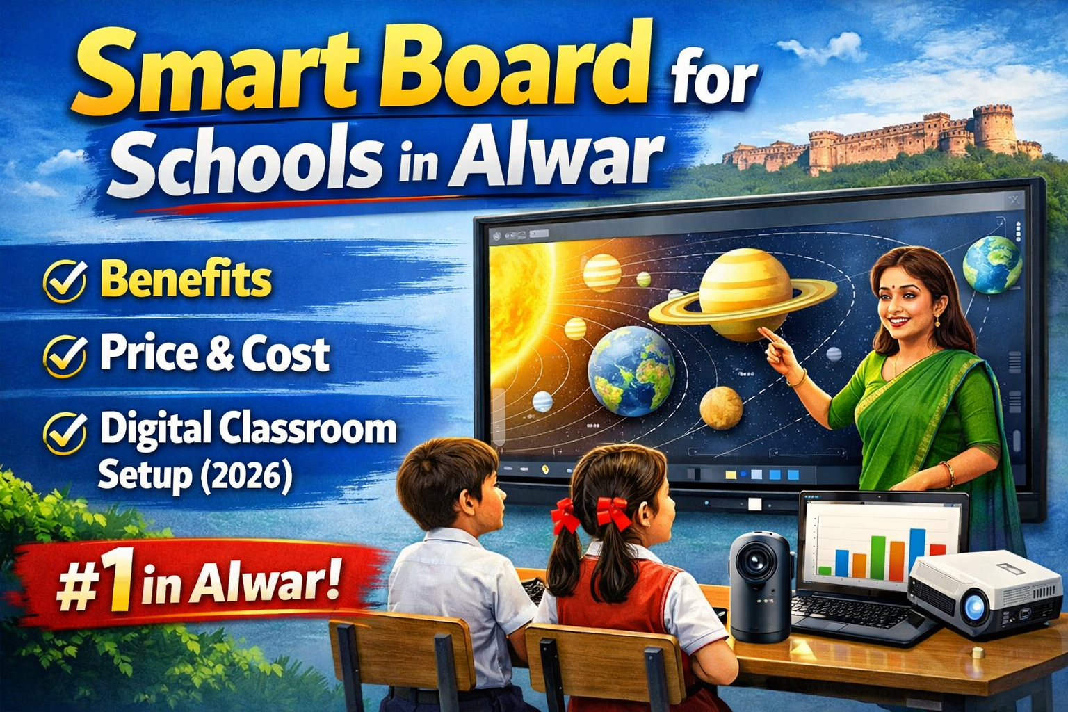 Smart Board for Schools in Alwar | Benefits, Price & Digital Classroom ...