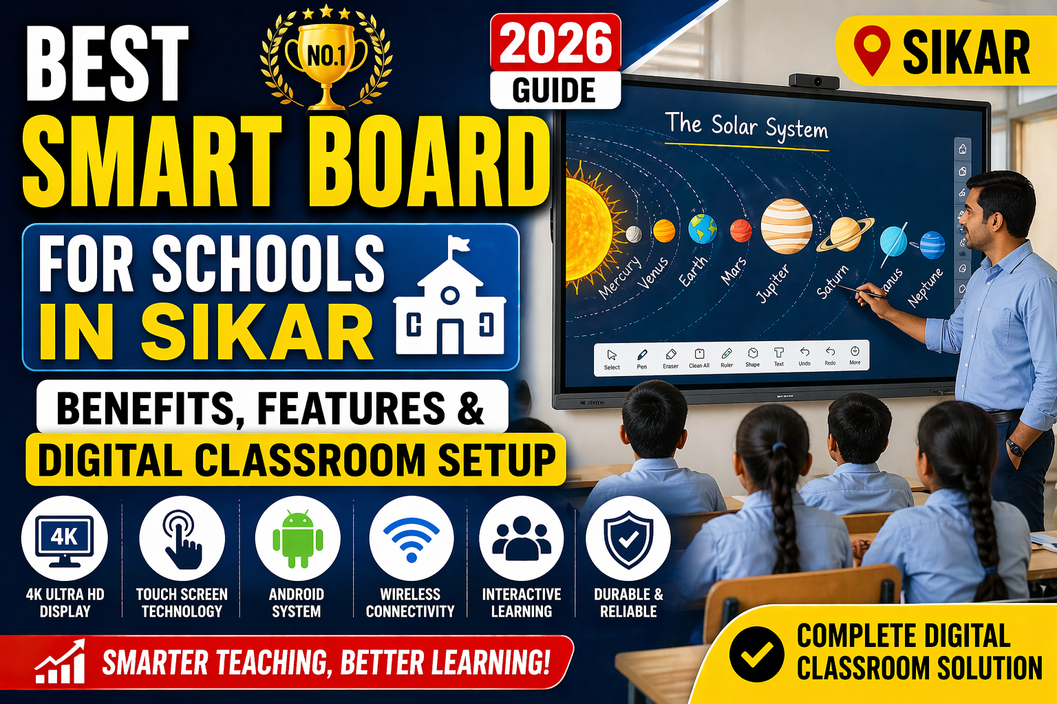 Best Smart Board for Schools in Sikar (2026 Guide) | Benefits, Features ...